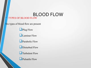 Flow measurement in Blood flow | PPTX