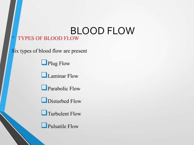 Flow measurement in Blood flow | PPTX