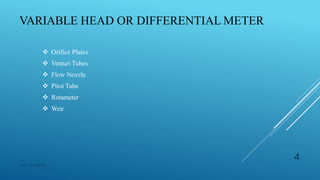 Flow measuring devices - It contents all type of Flow Measuring devices ...