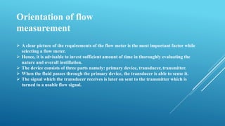 Flow meter | PPTX