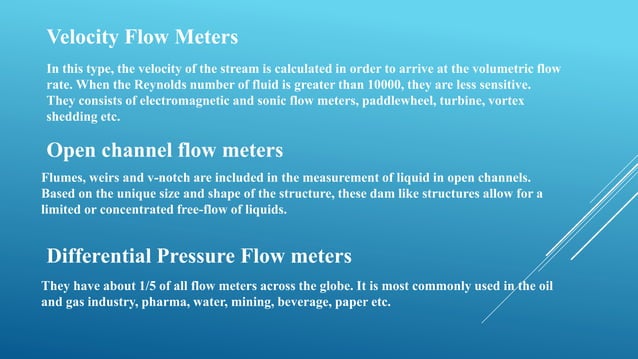 Flow meter | PPTX