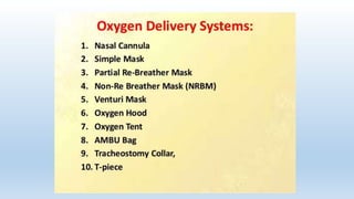 Oxygen Cylinders and Flowmeter- Uses and Maintenance | PPTX