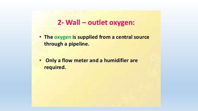 Oxygen Cylinders and Flowmeter- Uses and Maintenance | PPTX