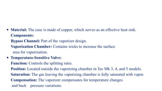 Flow meter and Vaporizer Low pressure system in Anesthesia Machine | PPT