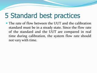 Flow meter calibration | PPTX