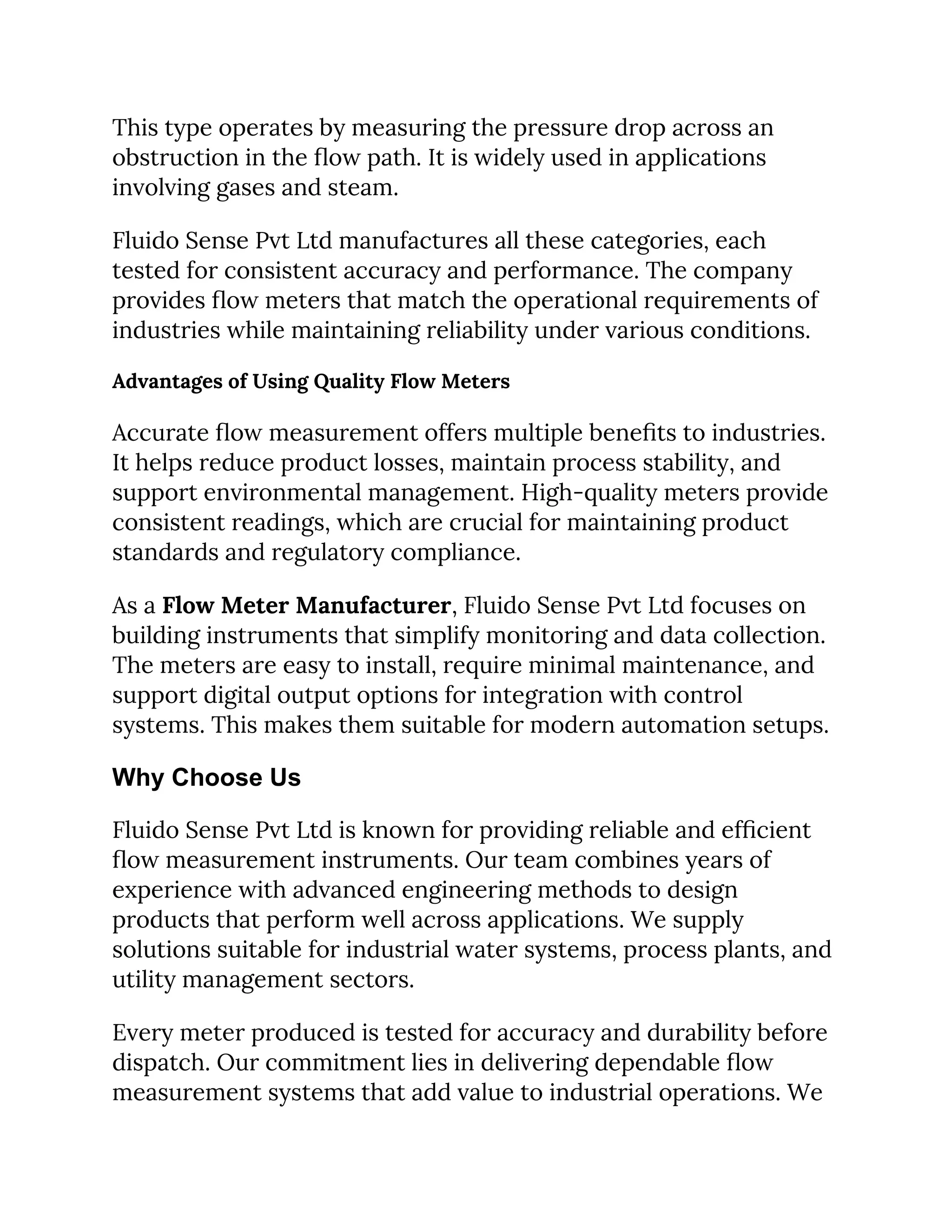 Flow Meter Manufacturer Providing Smart Metering Solutions.docx