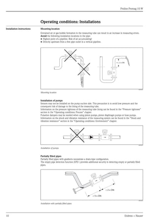 Flowmeter Promag 10W-Electromagnetic-Water and Waste Water | PDF