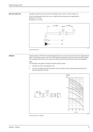 Flowmeter Promag 10W-Electromagnetic-Water and Waste Water | PDF