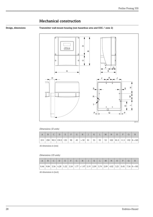 Flowmeter Promag 55S-Electromagnetic-Endress Hauser | PDF