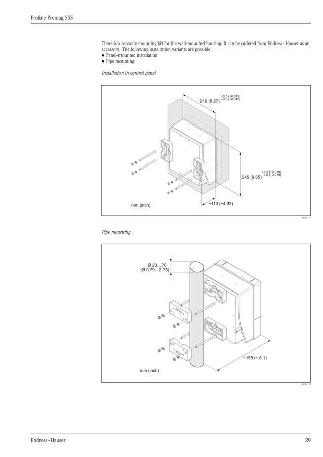Flowmeter Promag 55S-Electromagnetic-Endress Hauser | PDF