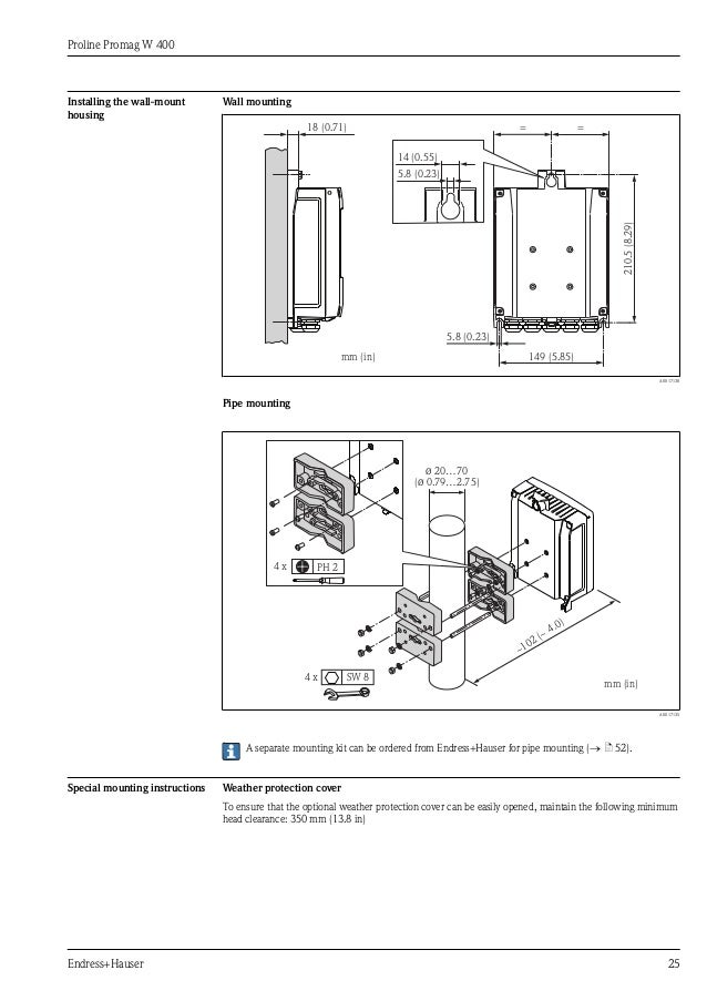 Flowmeter Promag W 400-Electromagnetic-Water and Waste Water