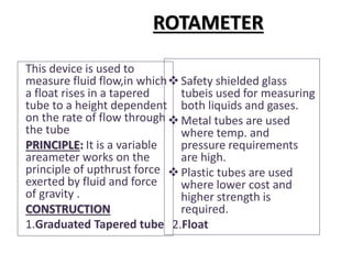 Flow meters | PPTX