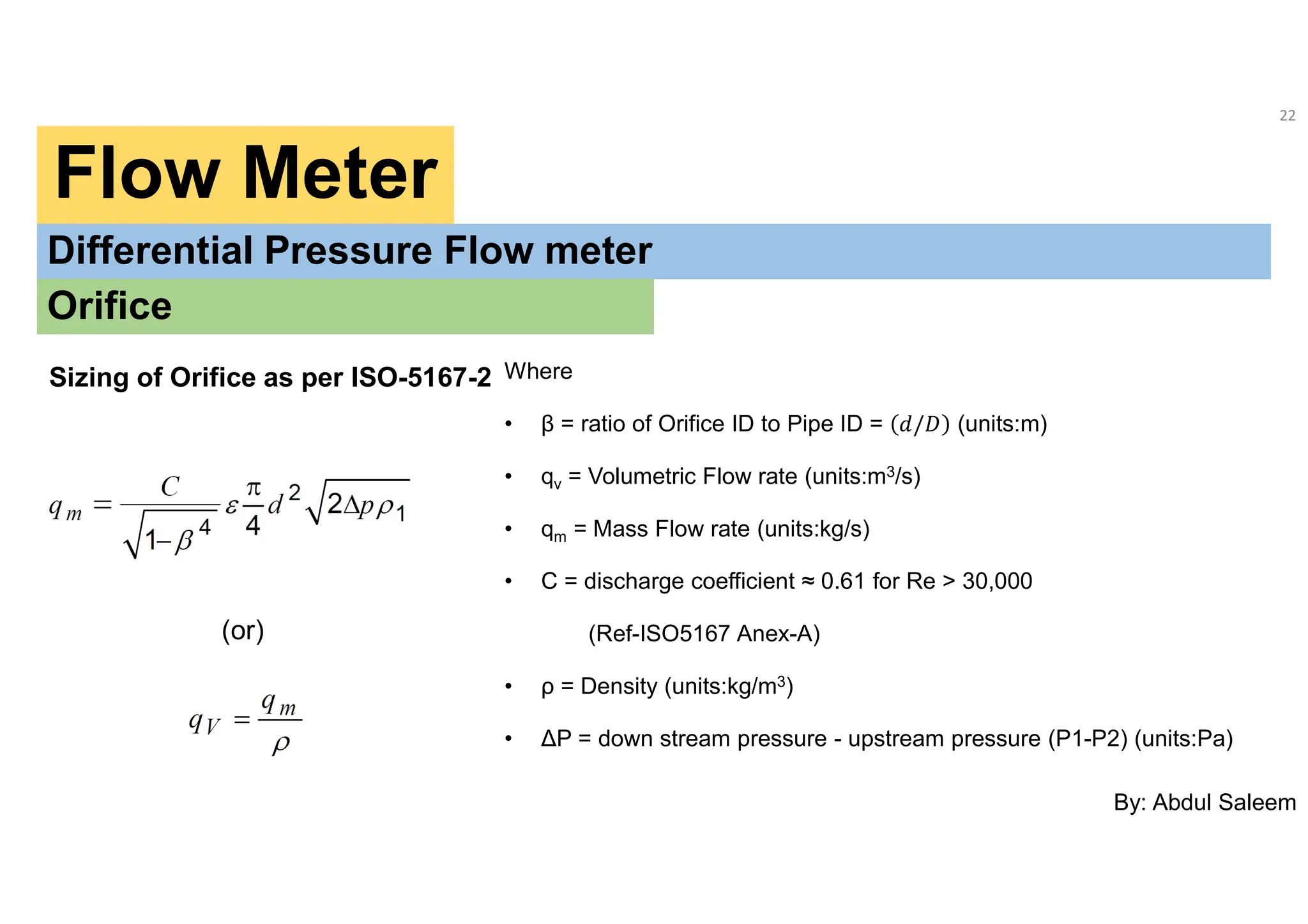 Flowmeters is the instrument used for measuring flow in equipment. | PDF