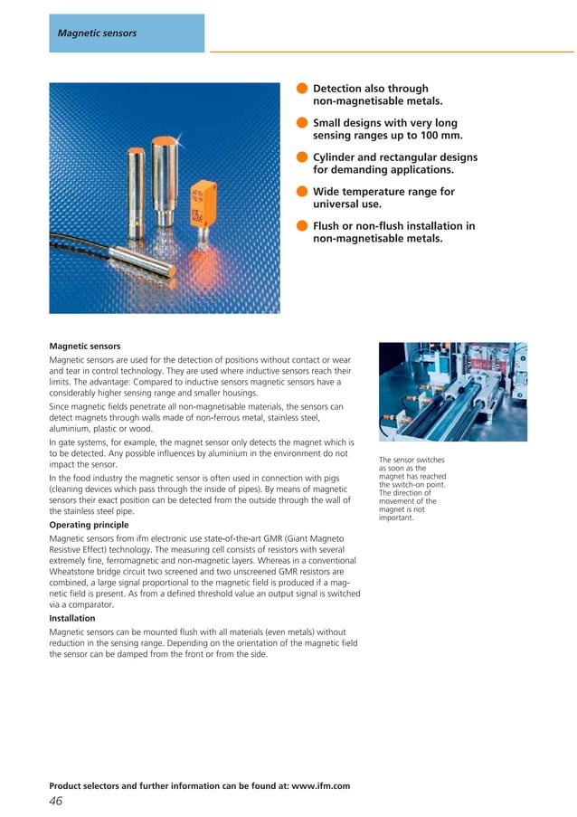 ifm Flow Meters and Sensors - 2012 Brochure | PDF | Manufacturing ...