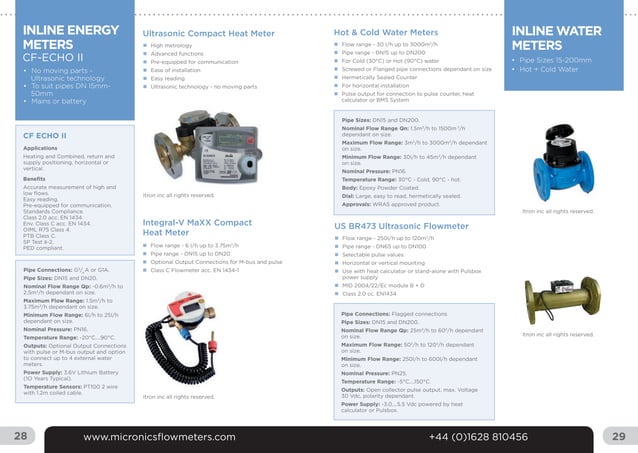 Flow Meters Micronics Portable Fixed Flow Meters Ultrasonic Clamp On | PDF