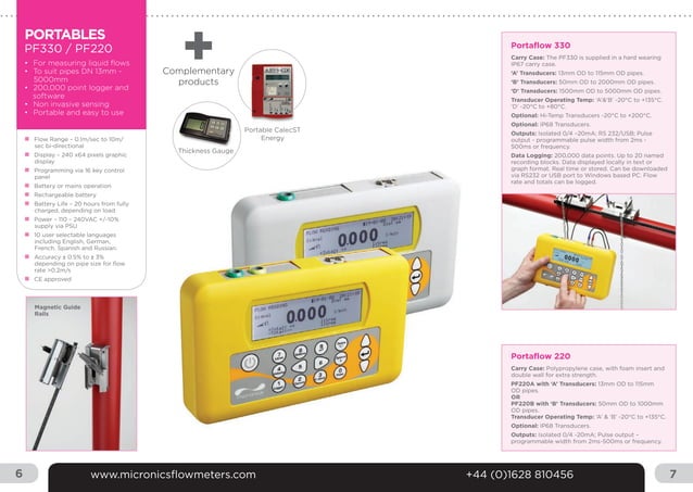 Flow Meters Micronics Portable Fixed Flow Meters Ultrasonic Clamp On | PDF