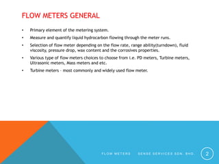Flow Meter Understanding and Type of Flowmeters | PPTX