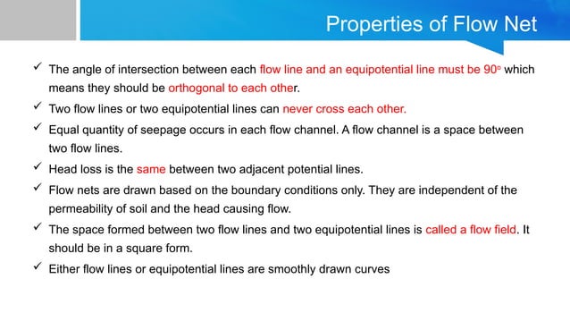 Flow Net for SY civil Engineering students | PPT