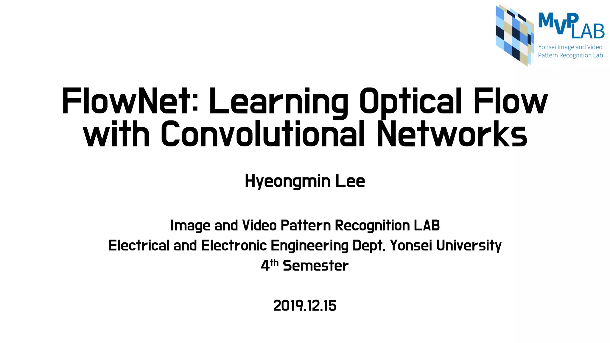 PR-214: FlowNet: Learning Optical Flow with Convolutional Networks | PDF | 3-D Graphics ...