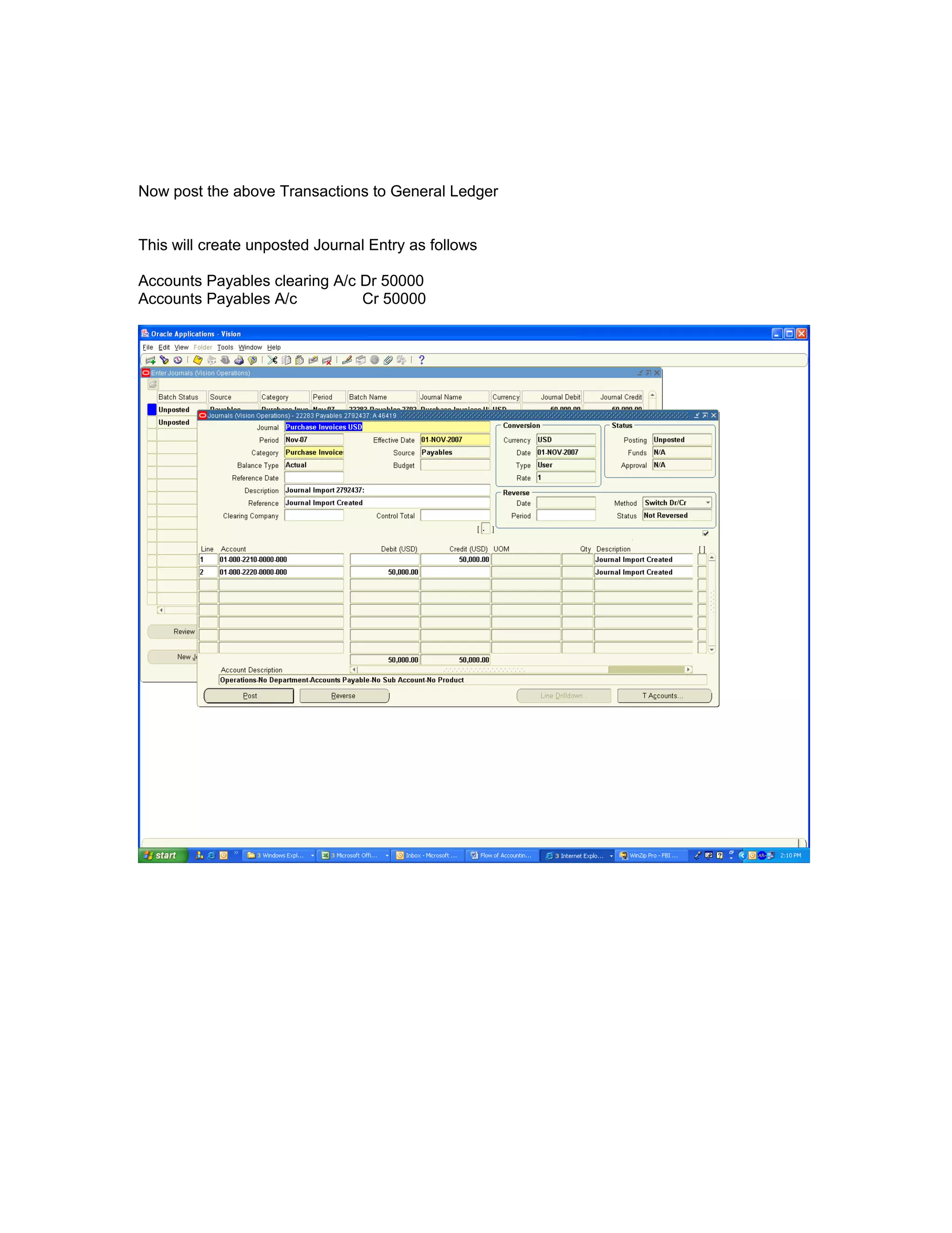 Flow of accounting_entries_in_oracle_applications | DOC
