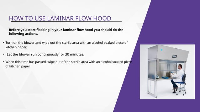 Laminar air flow Cabinet is explained properly | PPT