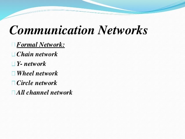 Flow of Communication