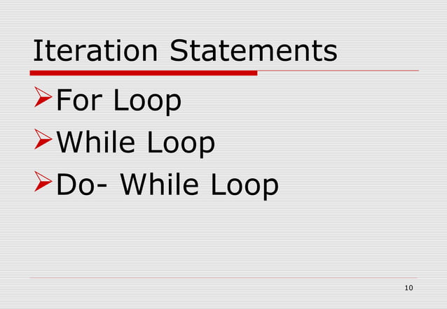 Flow of control c++ | PPT | Programming Languages | Computing