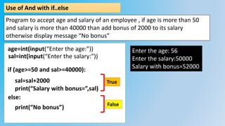 FLOW OF CONTROL-NESTED IFS IN PYTHON | PPTX | Programming Languages | Computing