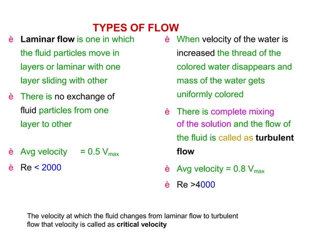 Flow of fluid- Pharmaceutical Engineering | PPTX