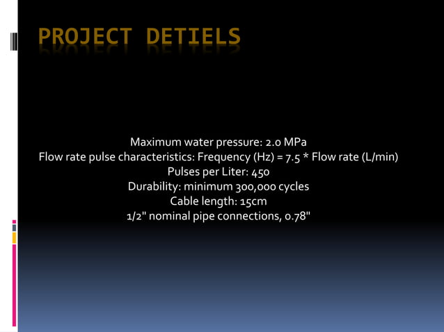 Flow of fuel moniter system using Arduino | PPTX