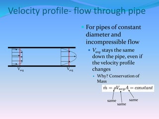 Flow of incompressible fluids through pipes | PPTX
