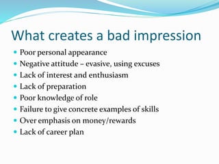 Flow of interview | PPT