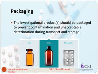 Flow of IP From Manufacturing Facility To Patient in Clinical Trials I ...
