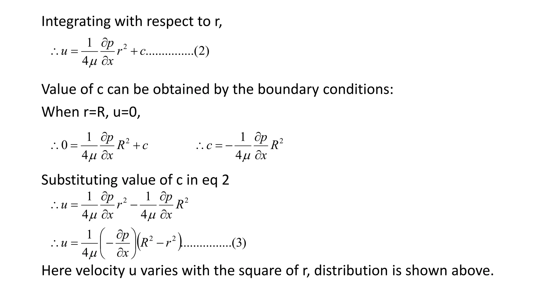 Flow of viscous fluid through circular pipe | PPTX