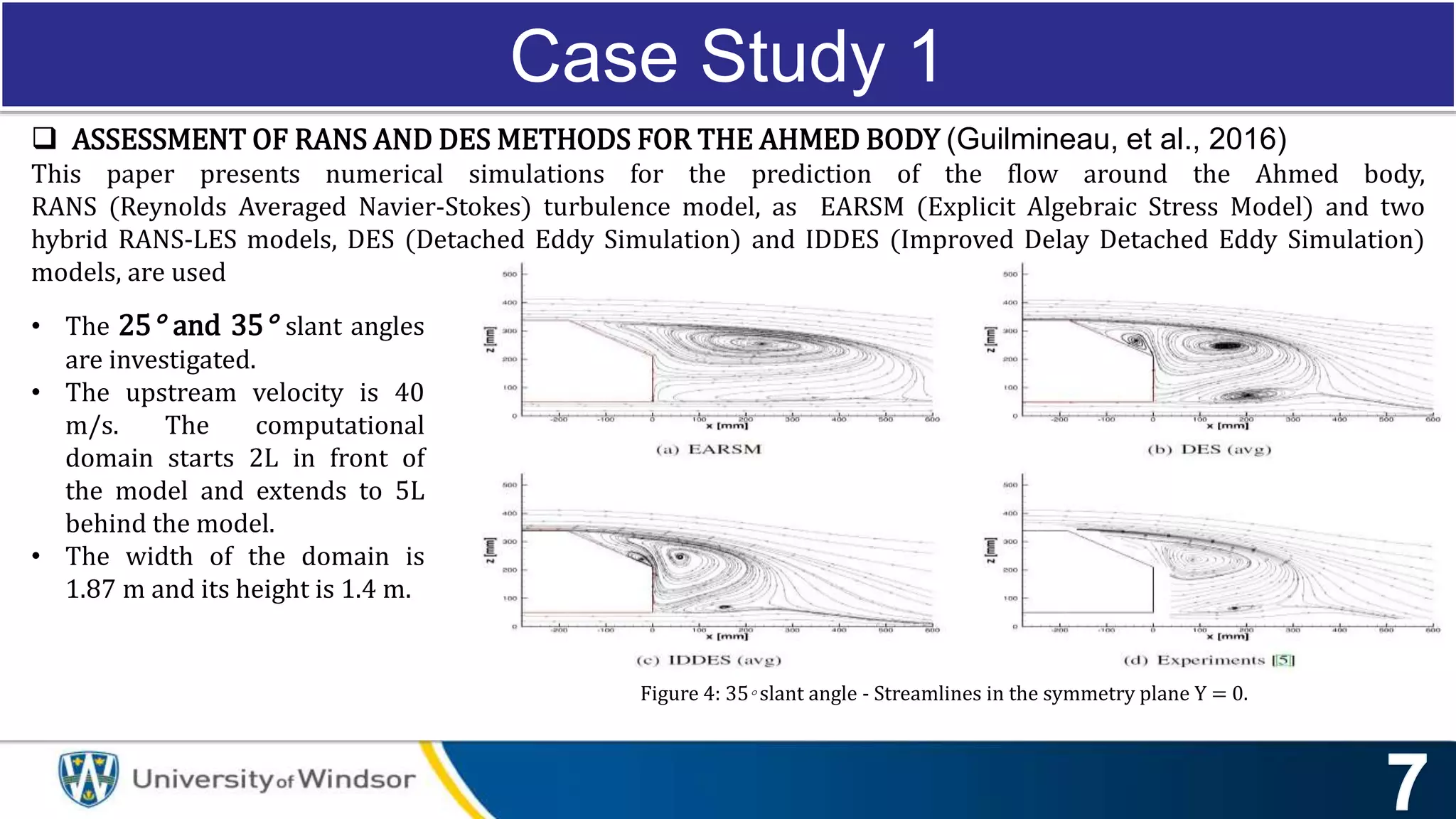 Flow over ahmed body | PPTX