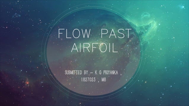 Flow past and airfoil | PDF