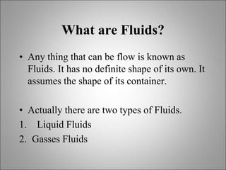 Flow pattern of fluids | PPT