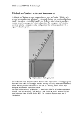 Flow phenomena of a siphonic roof outlet anqip format | PDF