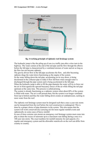 Flow phenomena of a siphonic roof outlet anqip format | PDF
