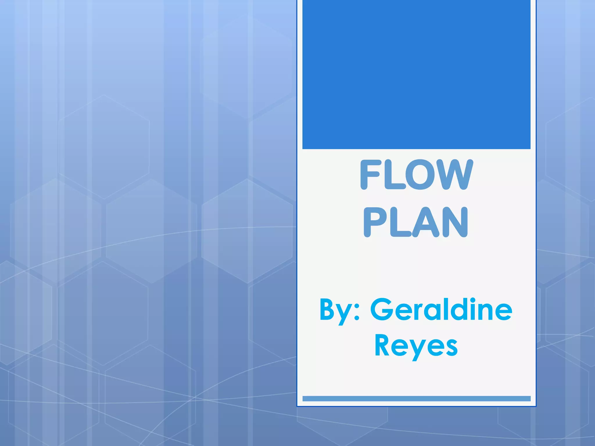 Flow plan | PPT