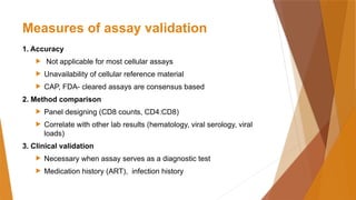 Assay validation in flow cytometric analysis | PPTX