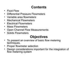 MECH 591 Instrumentation and Measurement Flow Measurements.ppt
