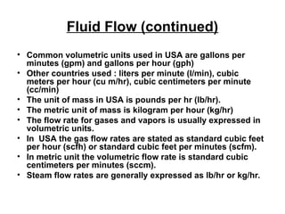 MECH 591 Instrumentation and Measurement Flow Measurements.ppt