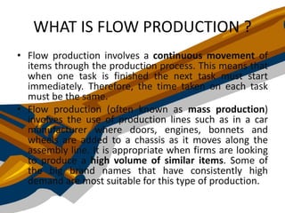 Flow production | PPTX