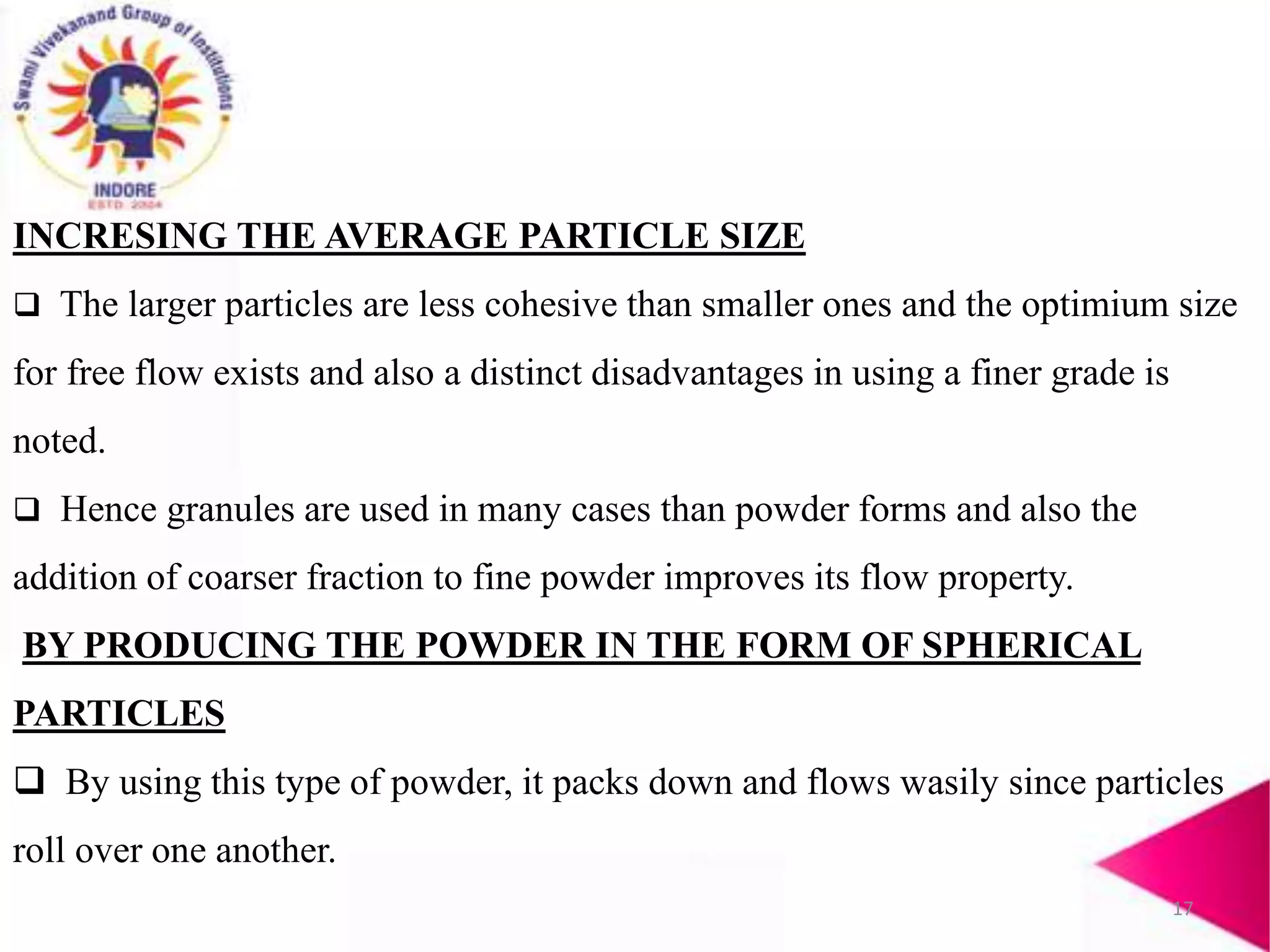 Pharmacy#Flow properties of powders#Physical pharmaceutics | PPTX