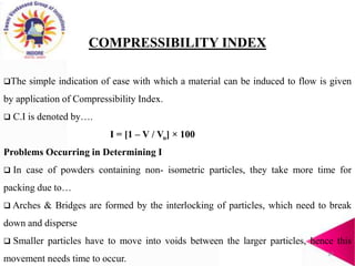 Pharmacy#Flow properties of powders#Physical pharmaceutics | PPTX