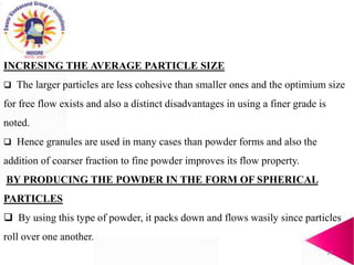 Pharmacy#Flow properties of powders#Physical pharmaceutics | PPTX