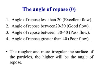 Flowpropertiesofpowders 190916054720 (5) | PPT