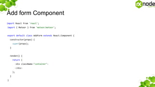 Flow router, components and props | PPT