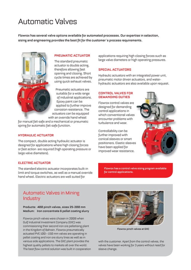 Flowrox pinch valves_eng_e-version | PDF